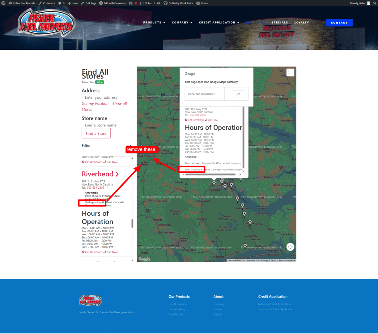 Visit Fisher Stores at Our Nearby Locations